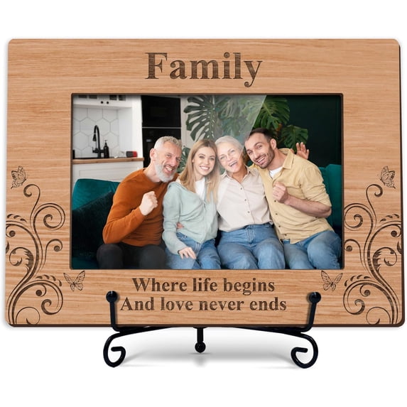 CERPXFF-Family Where Life Begins And Love Never Ends Picture Frame ...