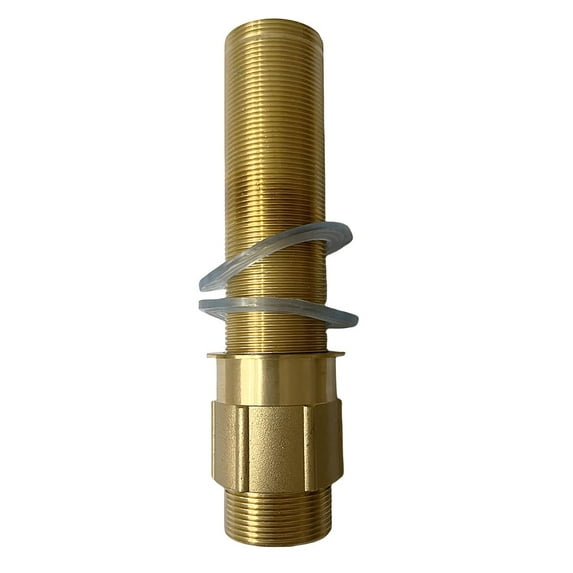 CERPXFF-Faucet Nipple with Locking Nut and Washers 6 inch Extra Length ...