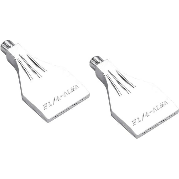 CERPXFF-Flat Nozzle Male Thread Aluminum Alloy 1/4" BSPT Gas Nozzle ...