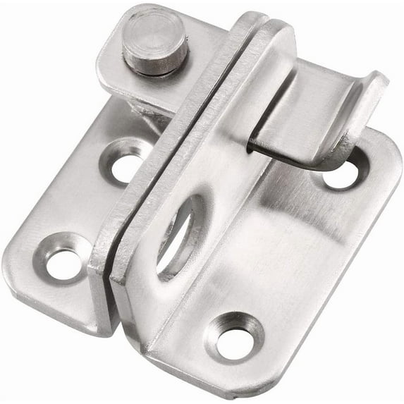 CERPXFF-Flip Door Latch 201 Stainless Steel 45x40mm Gate Latch Left ...