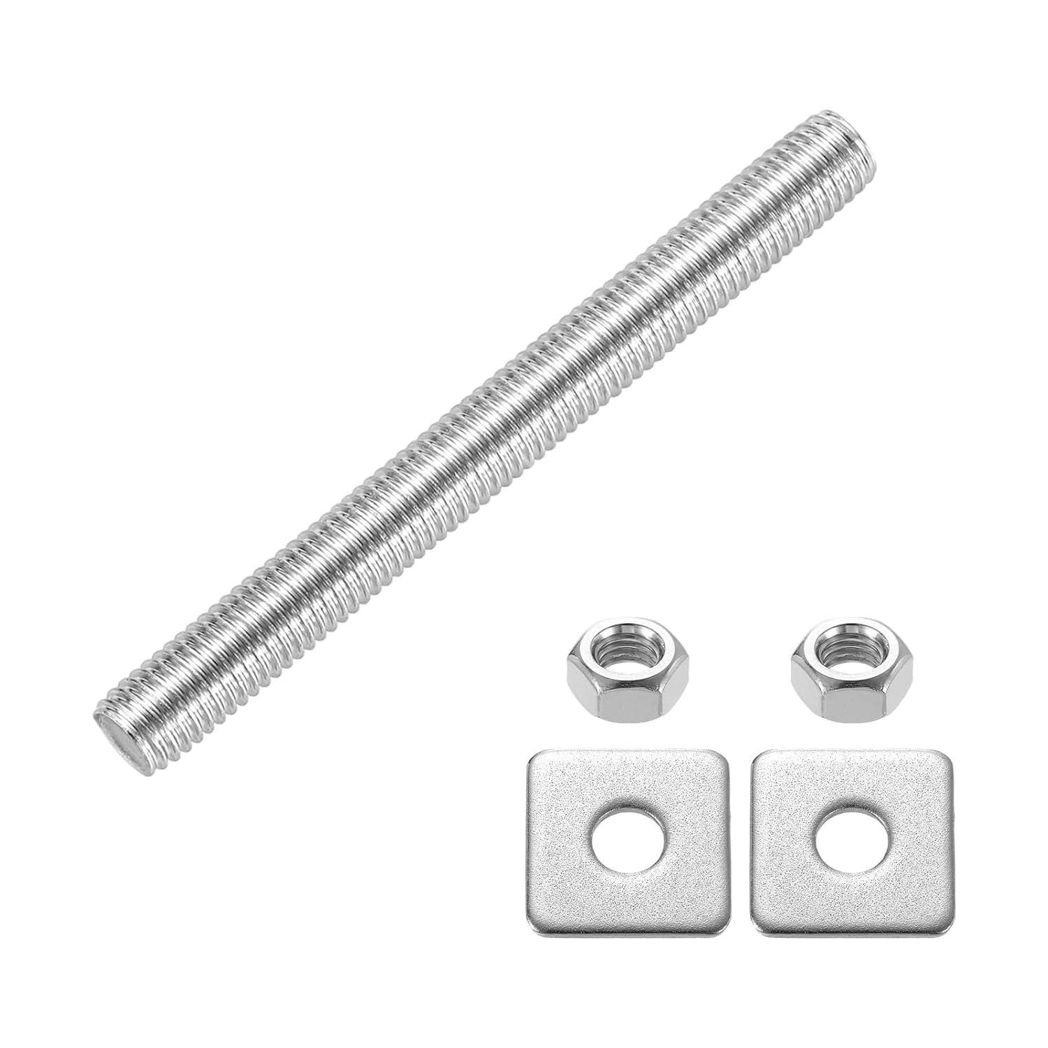 CERPXFF-Fully Threaded Rod, M10 x 100mm 304 Stainless Steel Fully ...