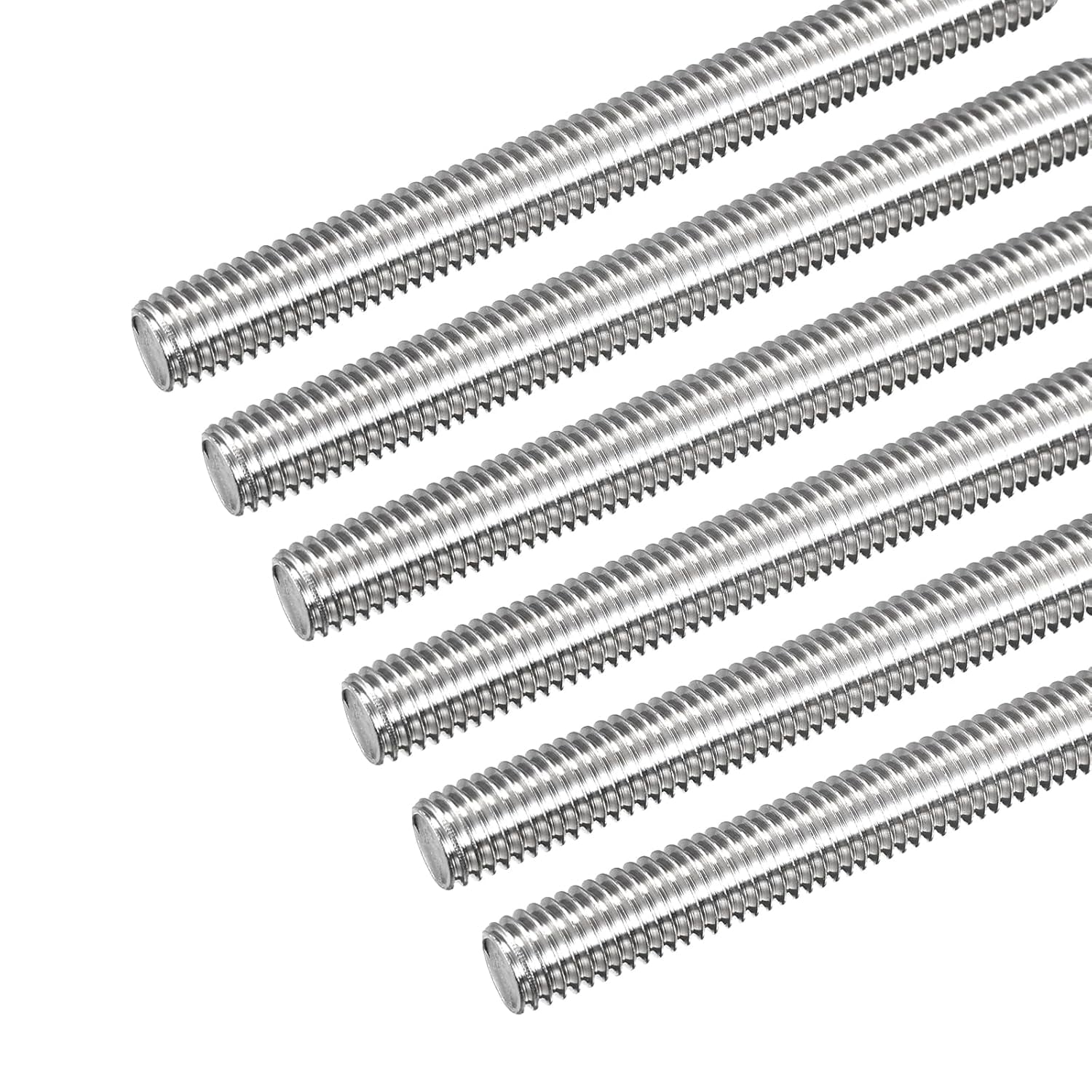 CERPXFF-Fully Threaded Rod M10 x 180mm 1.5mm Thread Pitch 304 Stainless ...