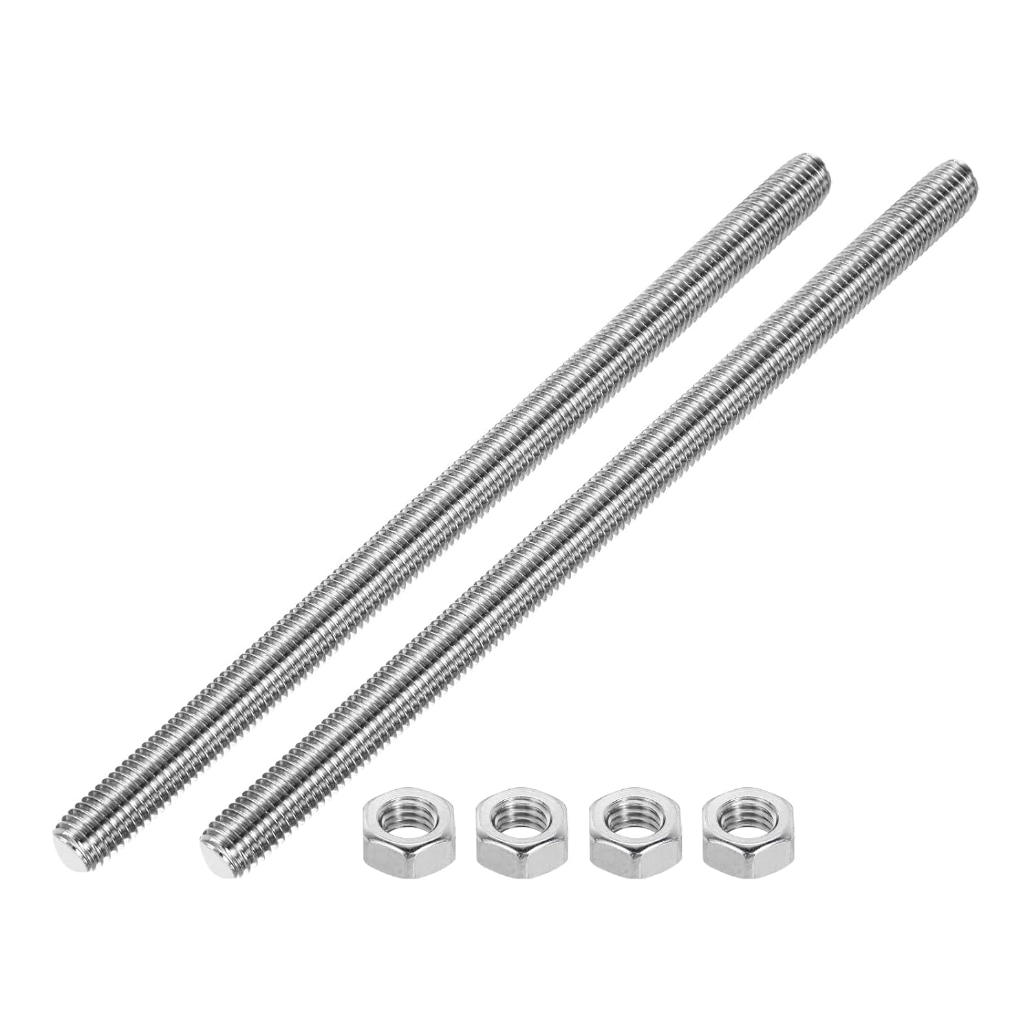 CERPXFF-Fully Threaded Rod M14 x 250mm 2mm Thread Pitch 304 Stainless ...