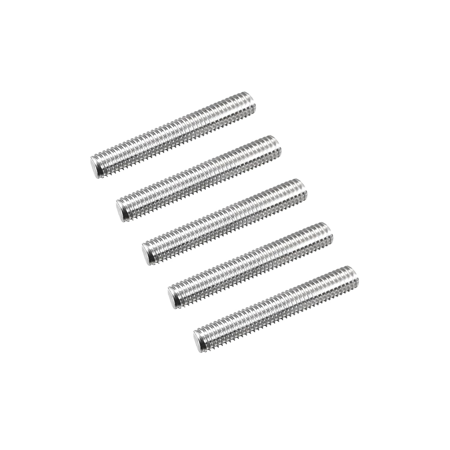 CERPXFF-Fully Threaded Rod M5 x 30mm 0.8mm Thread Pitch 304 Stainless ...