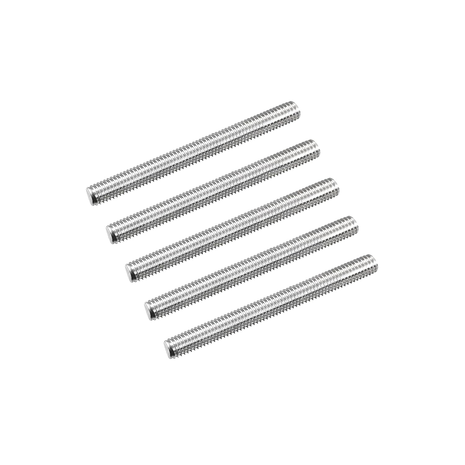 CERPXFF-Fully Threaded Rod M5 x 50mm 0.8mm Thread Pitch 304 Stainless ...