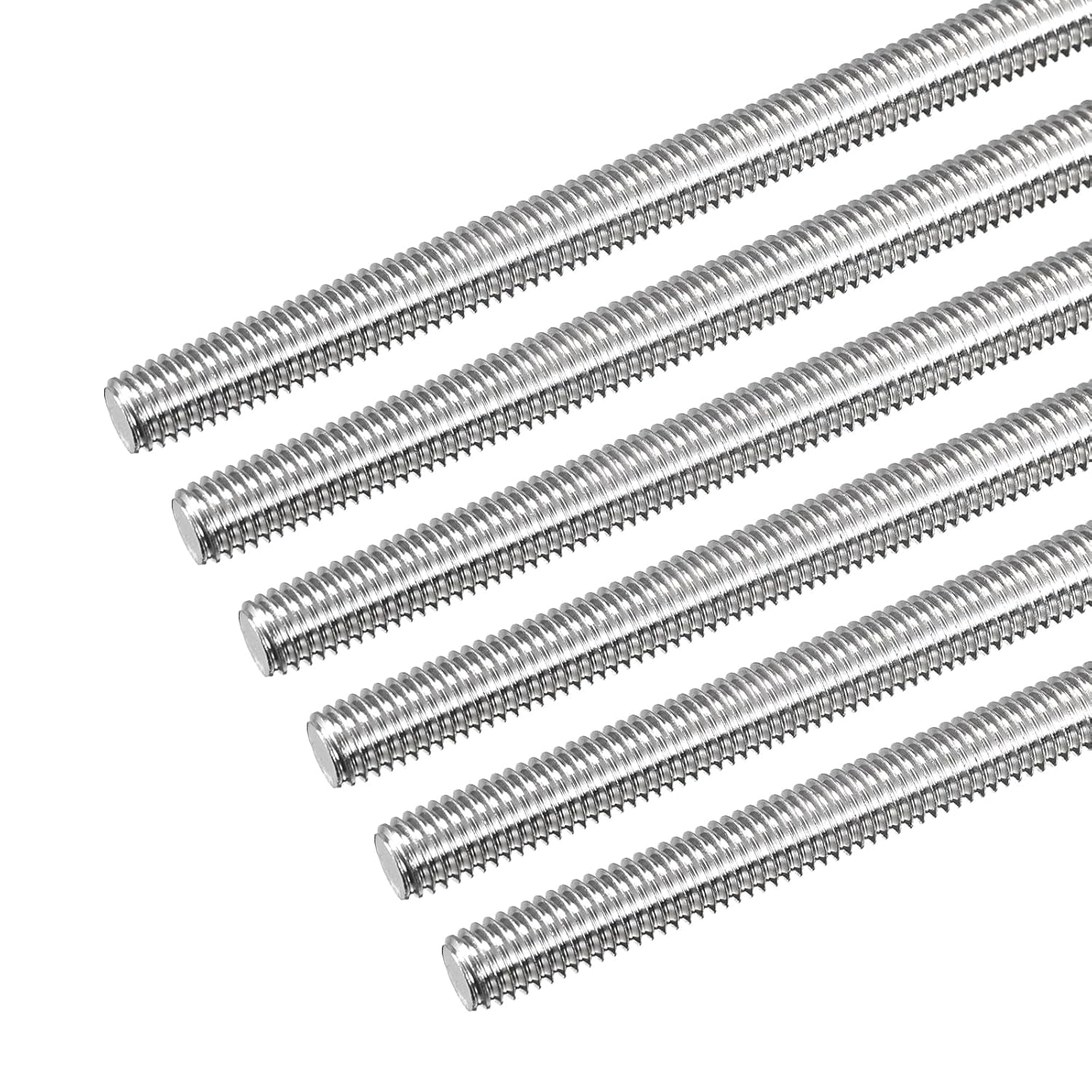 CERPXFF-Fully Threaded Rod M8 x 300mm 1.25mm Thread Pitch 304 Stainless ...