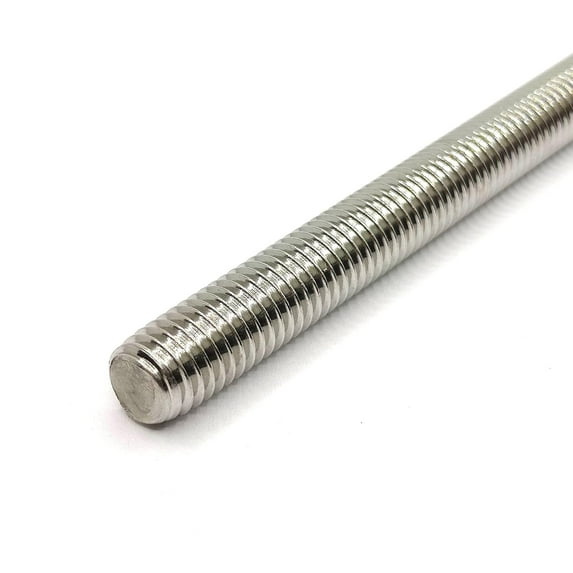 CERPXFF-Fully Threaded Rod Stud M10x300mm Thread Pitch 1.5mm 304 ...
