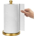 CERPXFF-Gold Paper Towel Holder Countertop, Freestanding Paper Towel ...