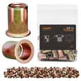 CERPXFF-HANGLIFE Rivet Nut, 3/8"-16 UNC SAE Rivnut - Flat Head Nutserts ...
