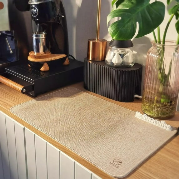 CERPXFF-Harvest Burlap Dish Drying Mat 12×19 in – Absorbent ...