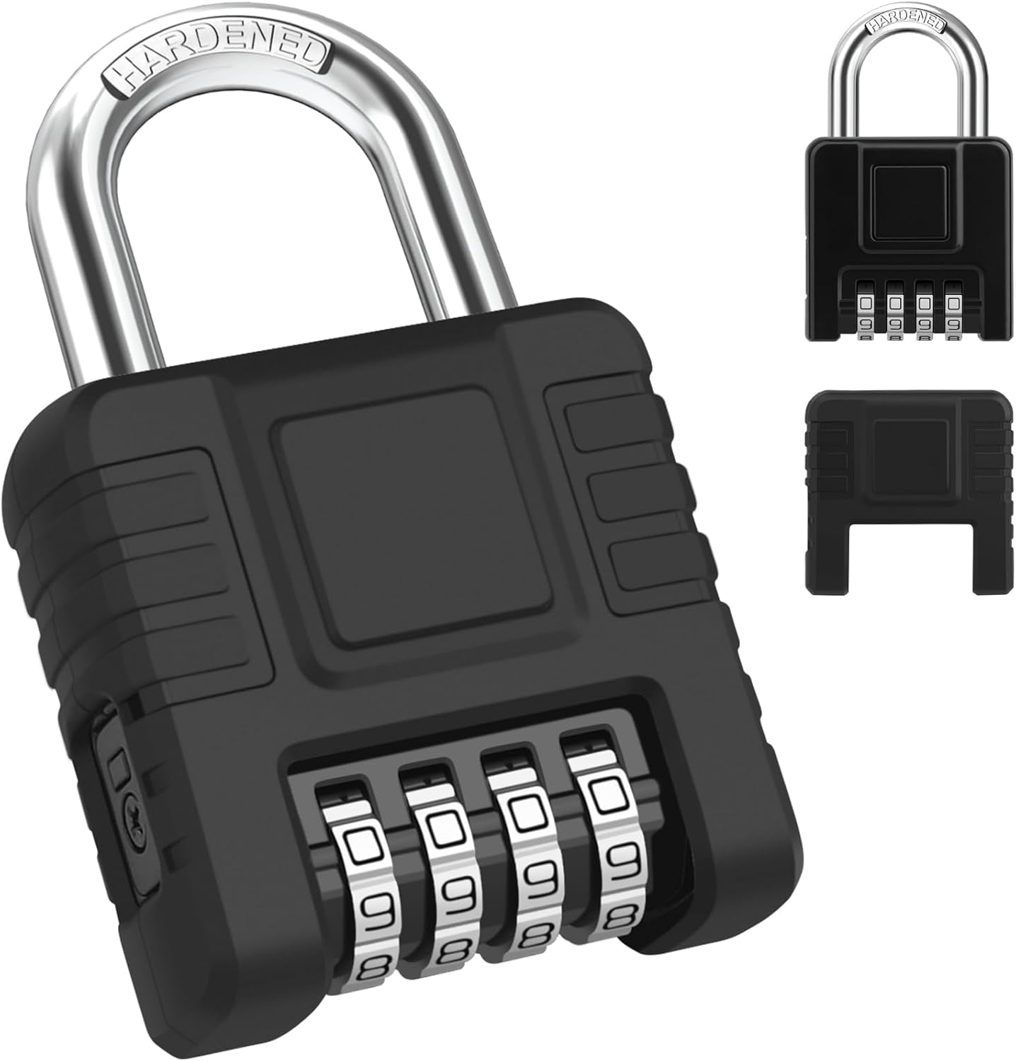 CERPXFF-Heavy Duty Weatherproof Padlock, [Hardened] Outdoor Combination ...