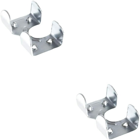 CERPXFF-Heavy Duty Zinc Plated Double Rope Clamps Fits 3/8-inch, 1/2 ...