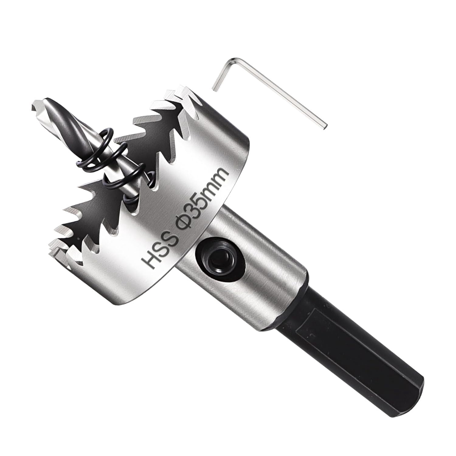 CERPXFF-Hole Saw 35mm (1-3/8"), M2 High Speed Steel Hole Cutter with ...