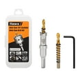 CERPXFF-Hole Saw 5/8" (16mm) Heavy Duty Carbide with 2 Pilot Drill Bits ...