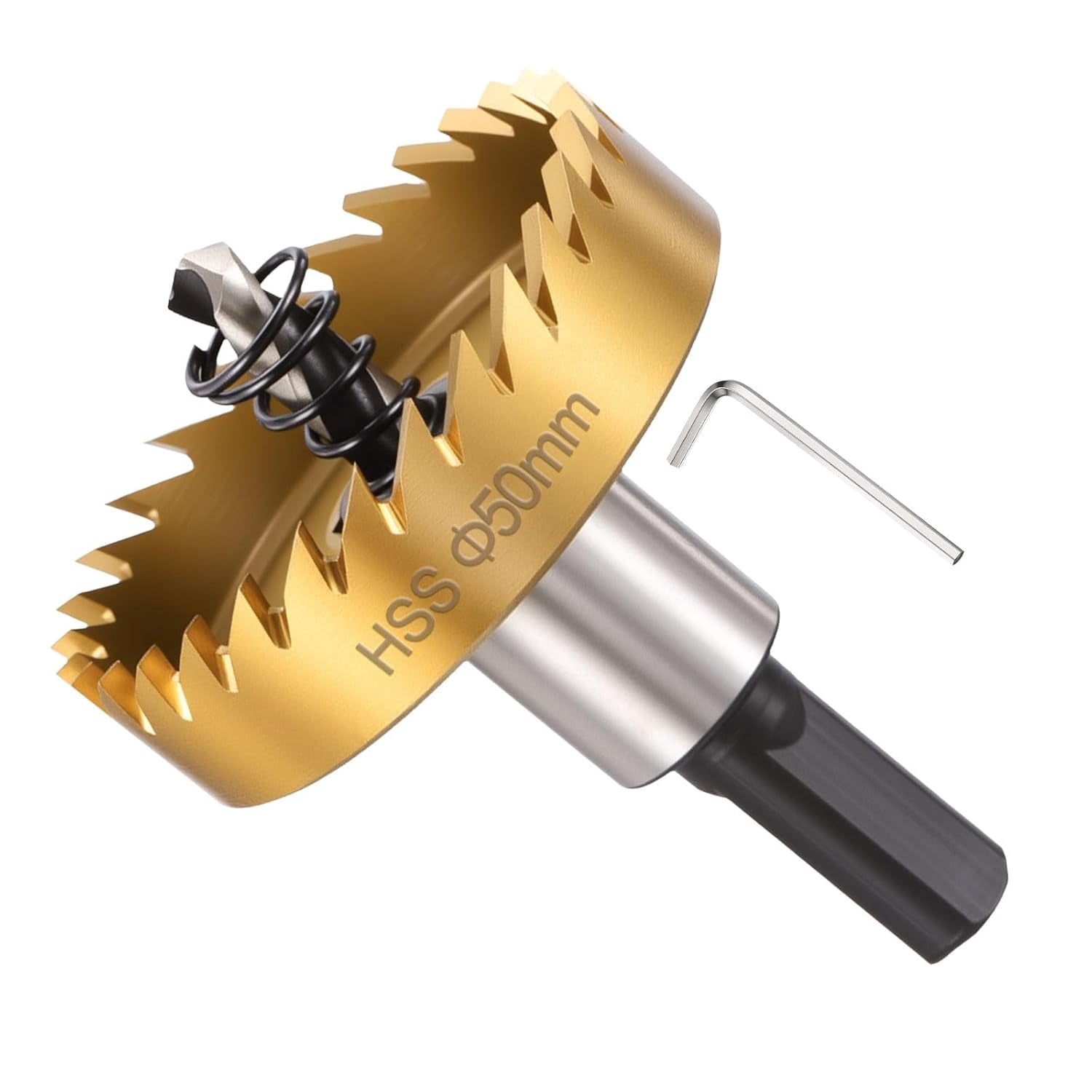 CERPXFF-Hole Saw 50mm (1-31/32"), M35 High Speed Steel Hole Cutter with ...