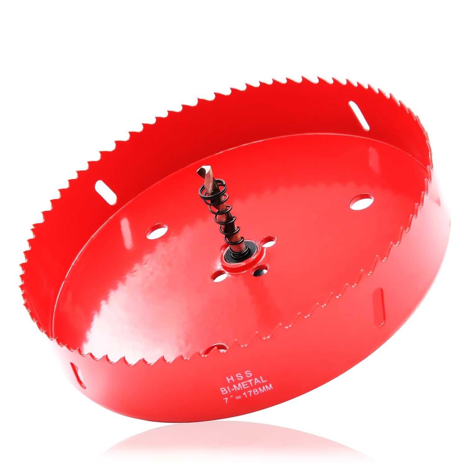 CERPXFF-Hole Saw 7" / 178mm, HSS Bi-Metal Drill Hole Cutter with ...