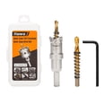 CERPXFF-Hole Saw 7/8" (22mm) Heavy Duty Carbide with 2 Pilot Drill Bits ...