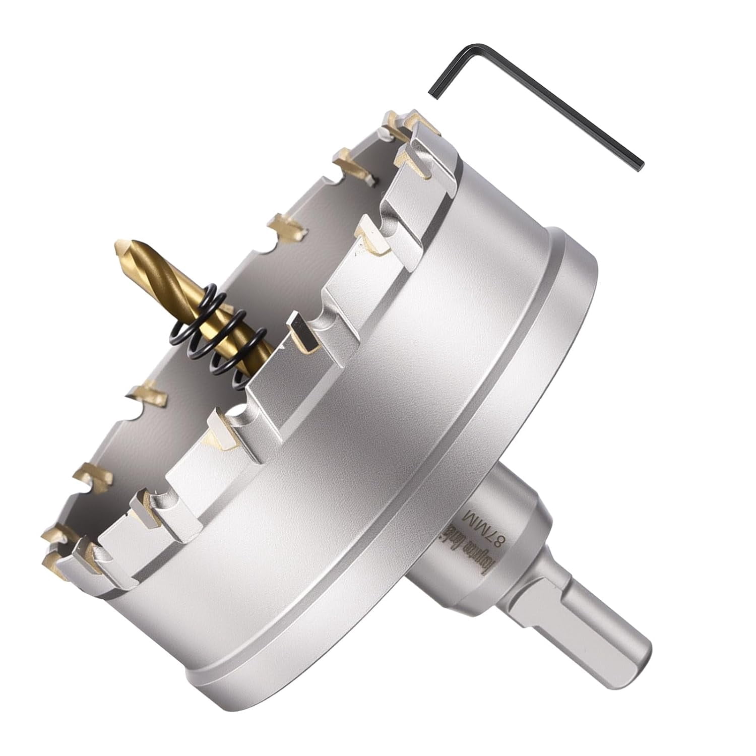 CERPXFF-Hole Saw 87mm (3-7/16"), Heavy Duty Tungsten Carbide with ...