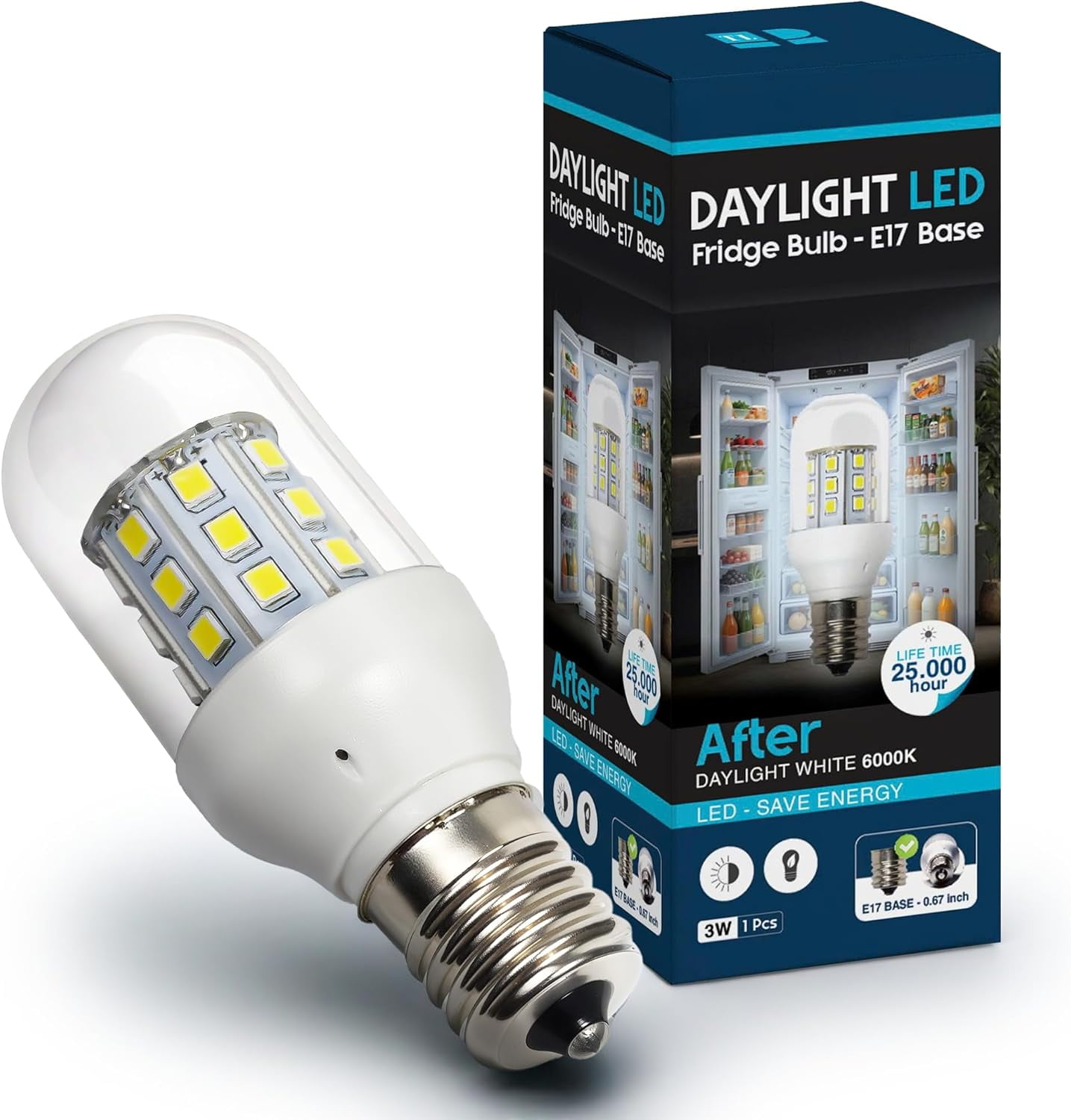 CERPXFF-KEI D28X KEL 2816X Refrigerator Bulb 3W KEI D28M KEL 2815 ...