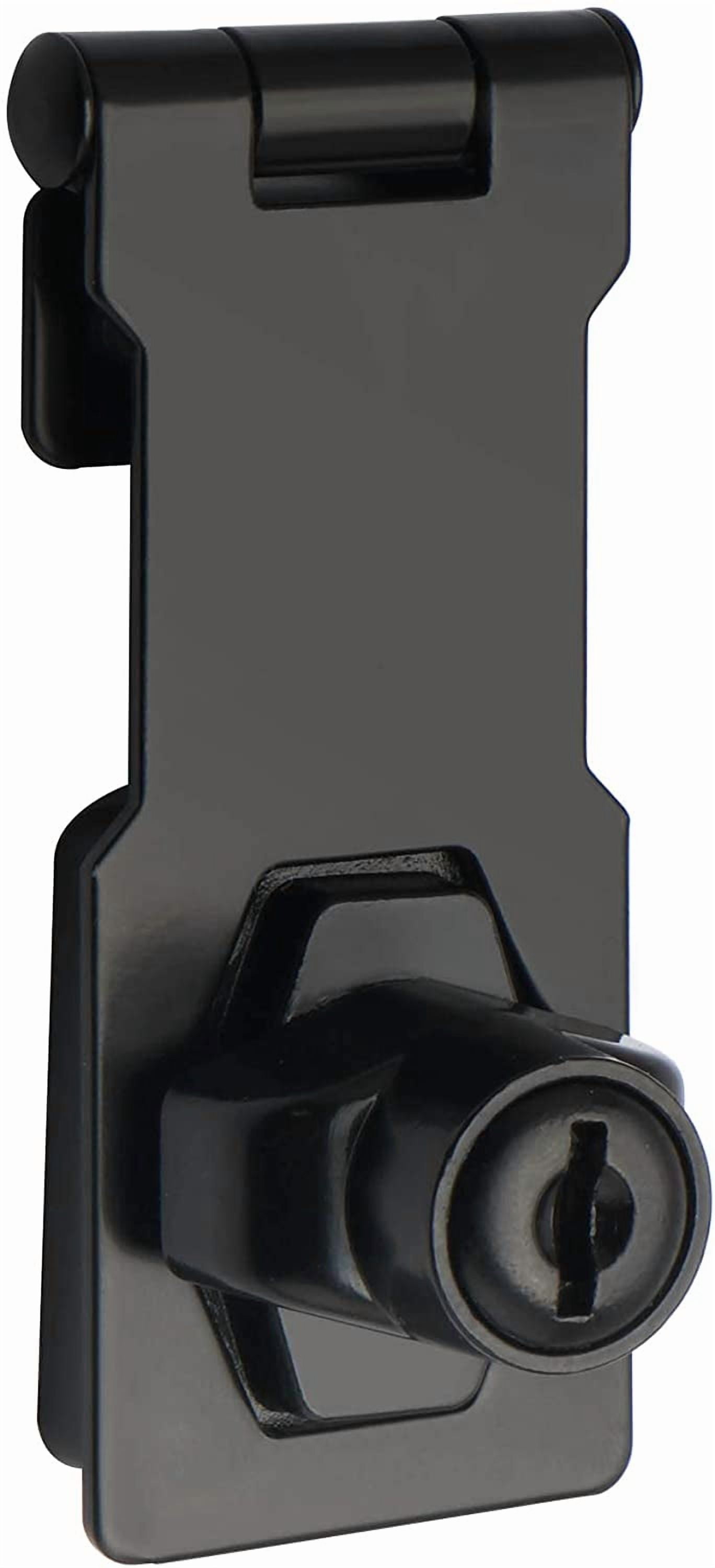 CERPXFF-Keyed Hasp Lock,3 Inch Safety Packlock Clasp Hasp Lock Latch ...