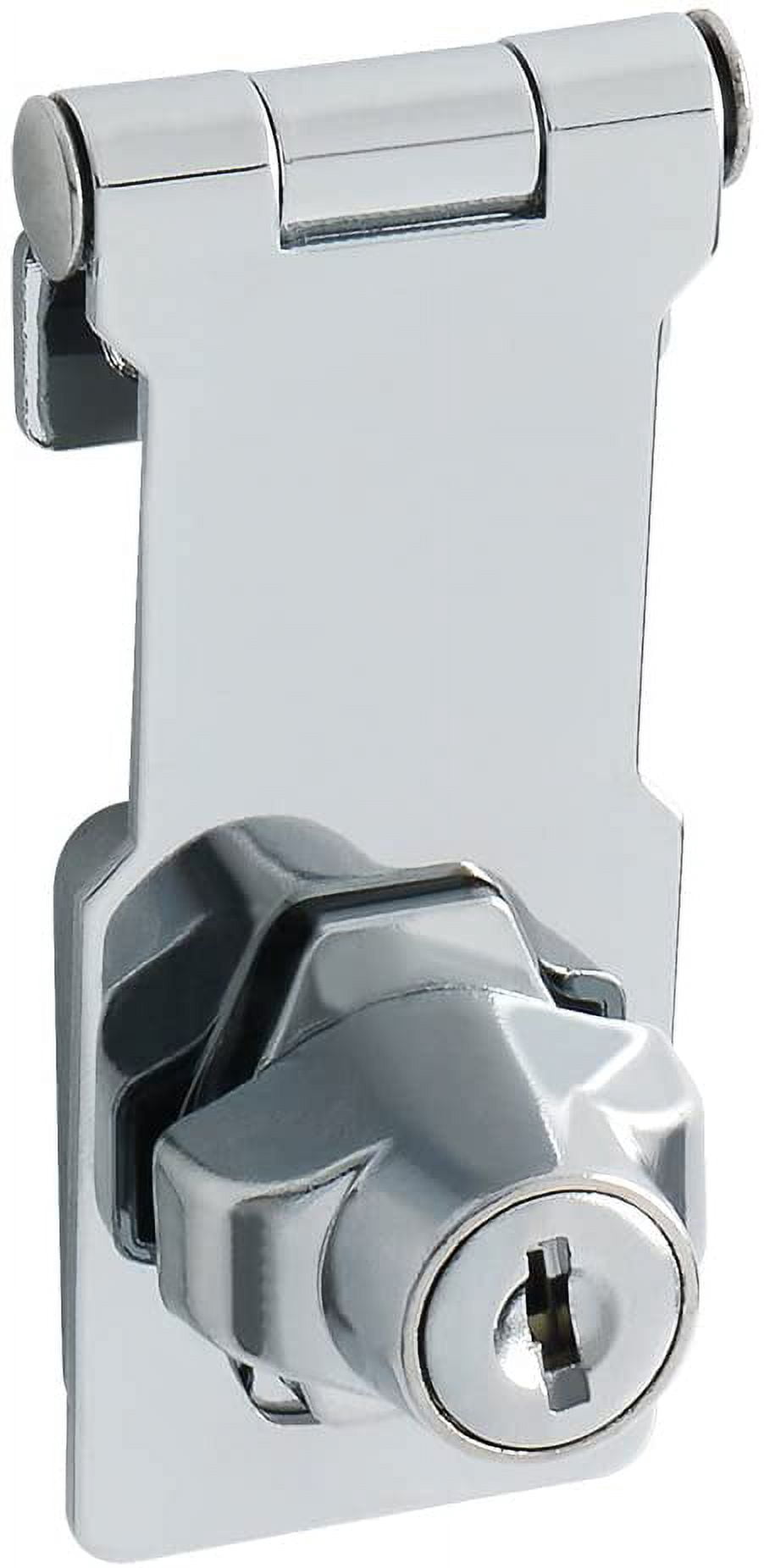 CERPXFF-Keyed Hasp Lock,3 Inch Safety Packlock Clasp Hasp Lock Latch ...