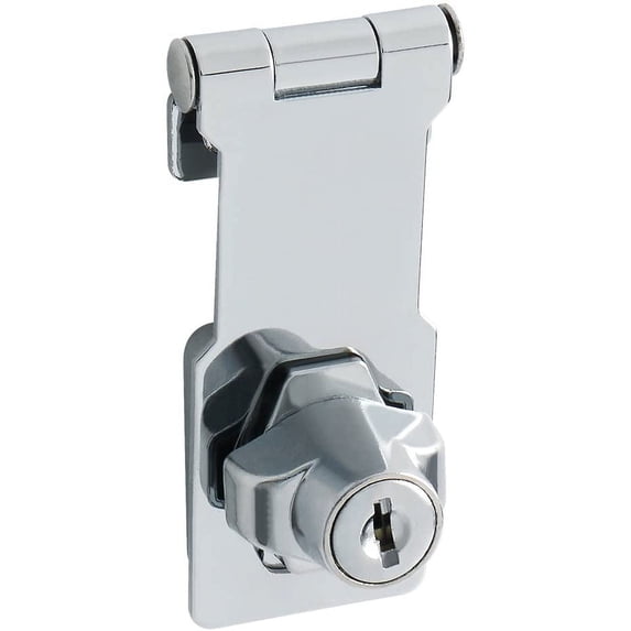 CERPXFF-Keyed Hasp Lock,3 Inch Safety Packlock Clasp Hasp Lock Latch ...