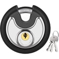 CERPXFF-Keyed Padlock, Stainless Steel Discus Locker Lock Heavy Duty ...