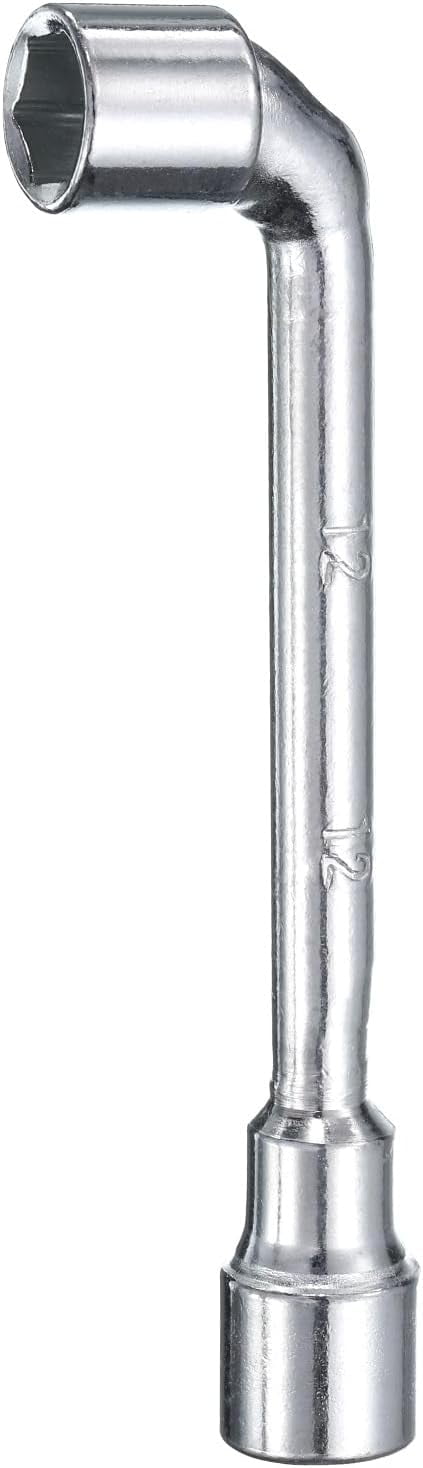 CERPXFF-L Shaped Angled Hex Socket Wrench 12mm 45# Steel Double Ended ...