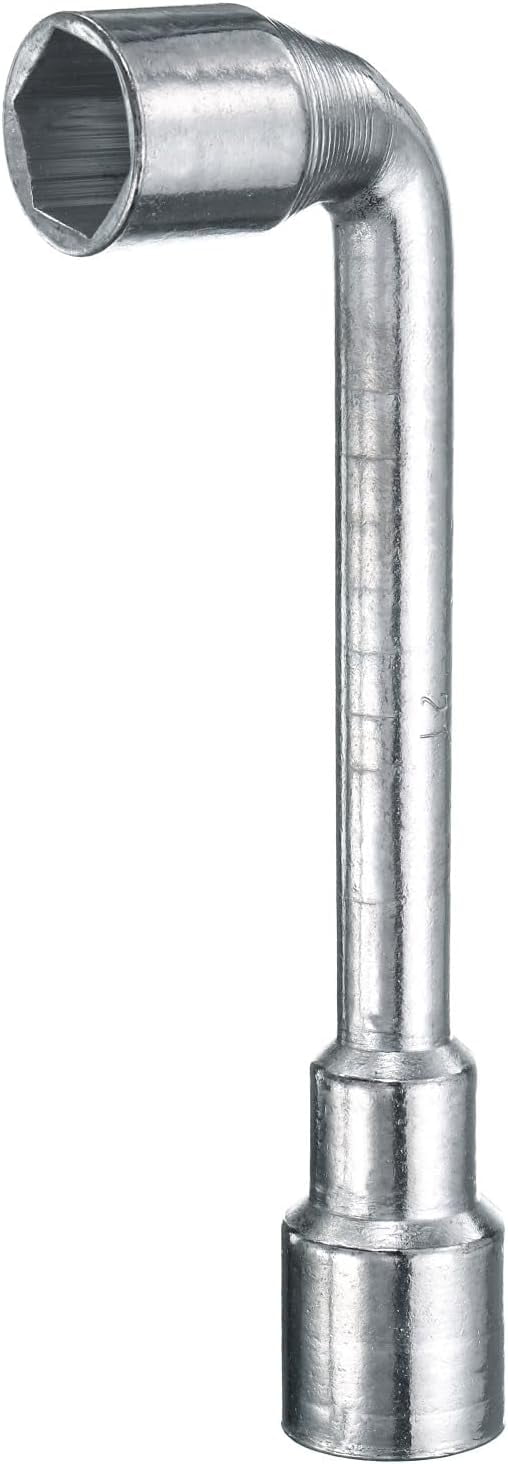 CERPXFF-L Shaped Angled Hex Socket Wrench 21mm 45# Steel Double Ended ...