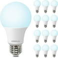 CERPXFF-LED Light Bulbs 60W Equivalent, A19 Light Bulb Daylight 5000K ...