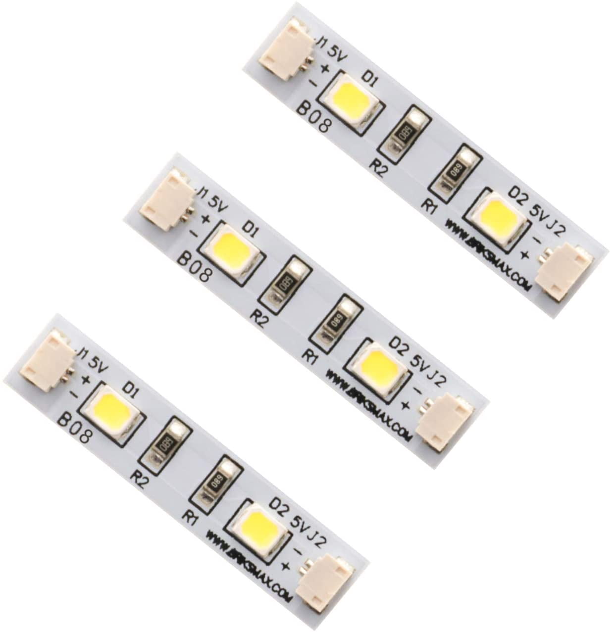 CERPXFF-LED Strip Lights White Small for DIY Lego/Moc Lighting(3 Pack ...