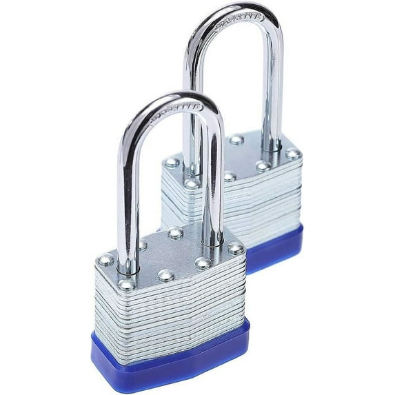 CERPXFF-Laminated Steel Key Lock, 1-9/16 in. Wide Body, 2 Padlocks ...