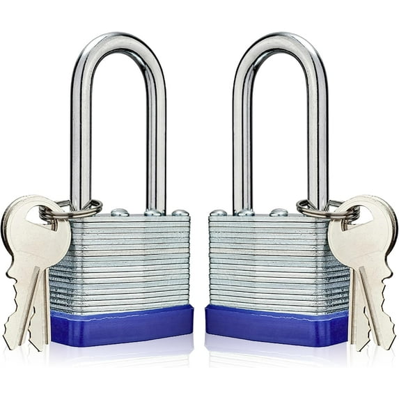 CERPXFF-Lock Outdoor Padlocks, Laminated keyed Padlock, 1-9/16 in Wide ...