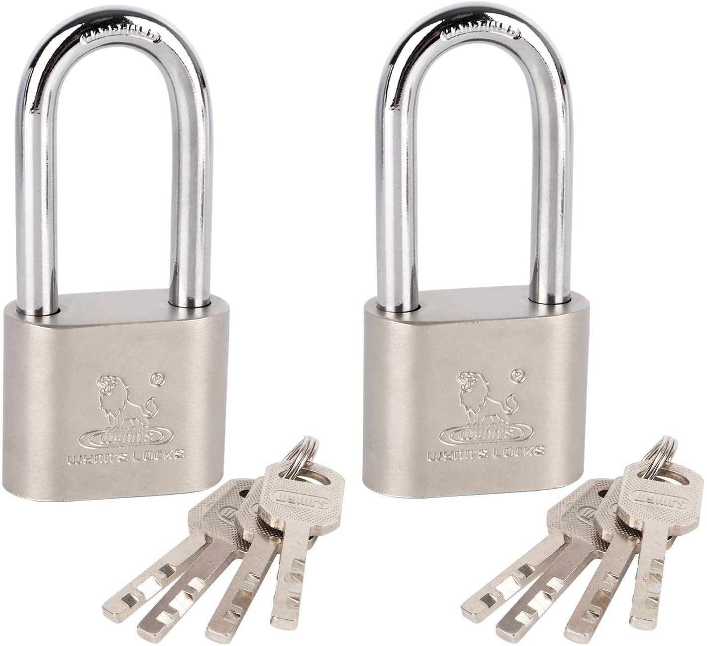 CERPXFF-Locks with Keys 2 Pack, 1-9/16-inch(40mm) Padlock with 4 ...