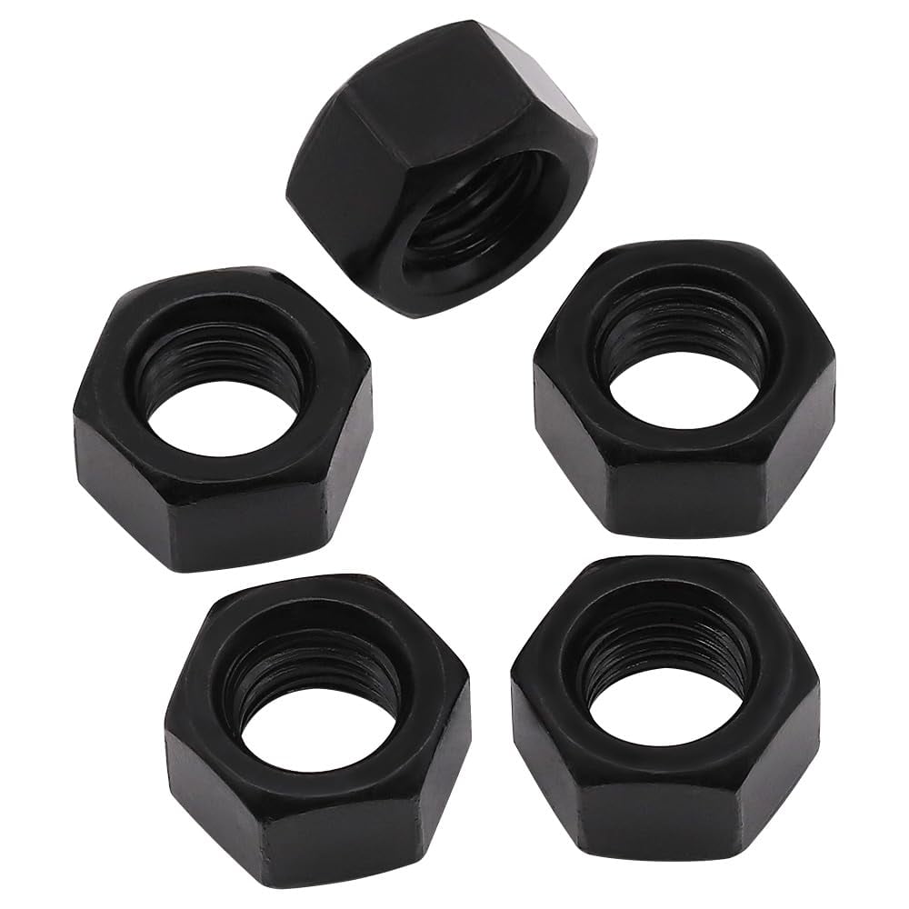 CERPXFF-M12-1.75 (10 Pack) Medium Strength Steel Hex Nuts, Hexagon Head ...