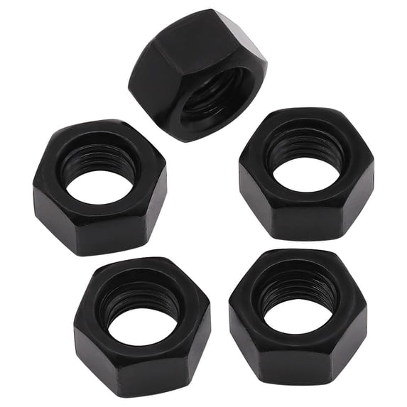 CERPXFF-M12-1.75 (10 Pack) Medium Strength Steel Hex Nuts, Hexagon Head ...