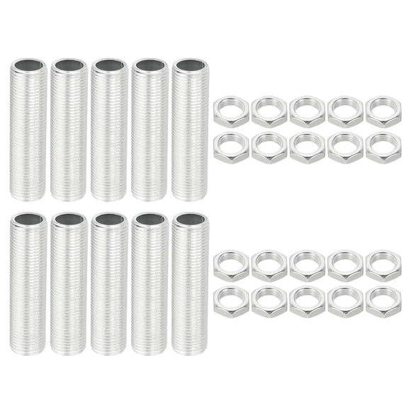 CERPXFF-M12 Thread 45mm/1.8" Lamp Pipe Kit with Lock Nuts, 10 Set All ...