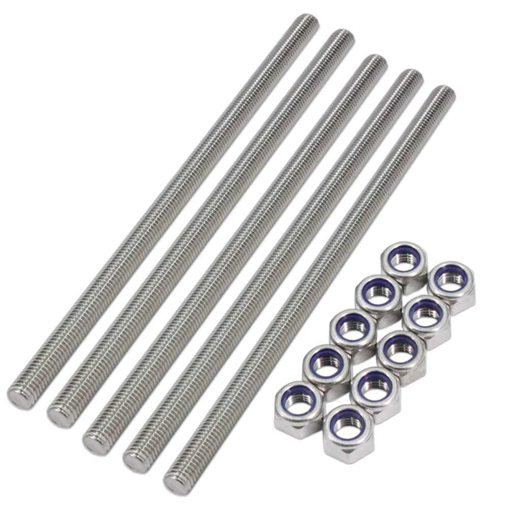 CERPXFF-M12 x 250mm 304 Stainless Steel Fully Threaded Rod, Right Hand ...