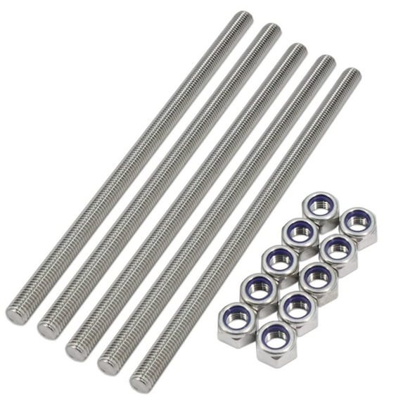 CERPXFF-M12 x 250mm 304 Stainless Steel Fully Threaded Rod, Right Hand ...