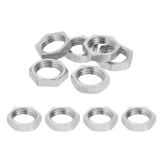 CERPXFF-M12x1.25x4mm Hex Nuts, 10Pcs 304 Stainless Steel Metric Fine ...