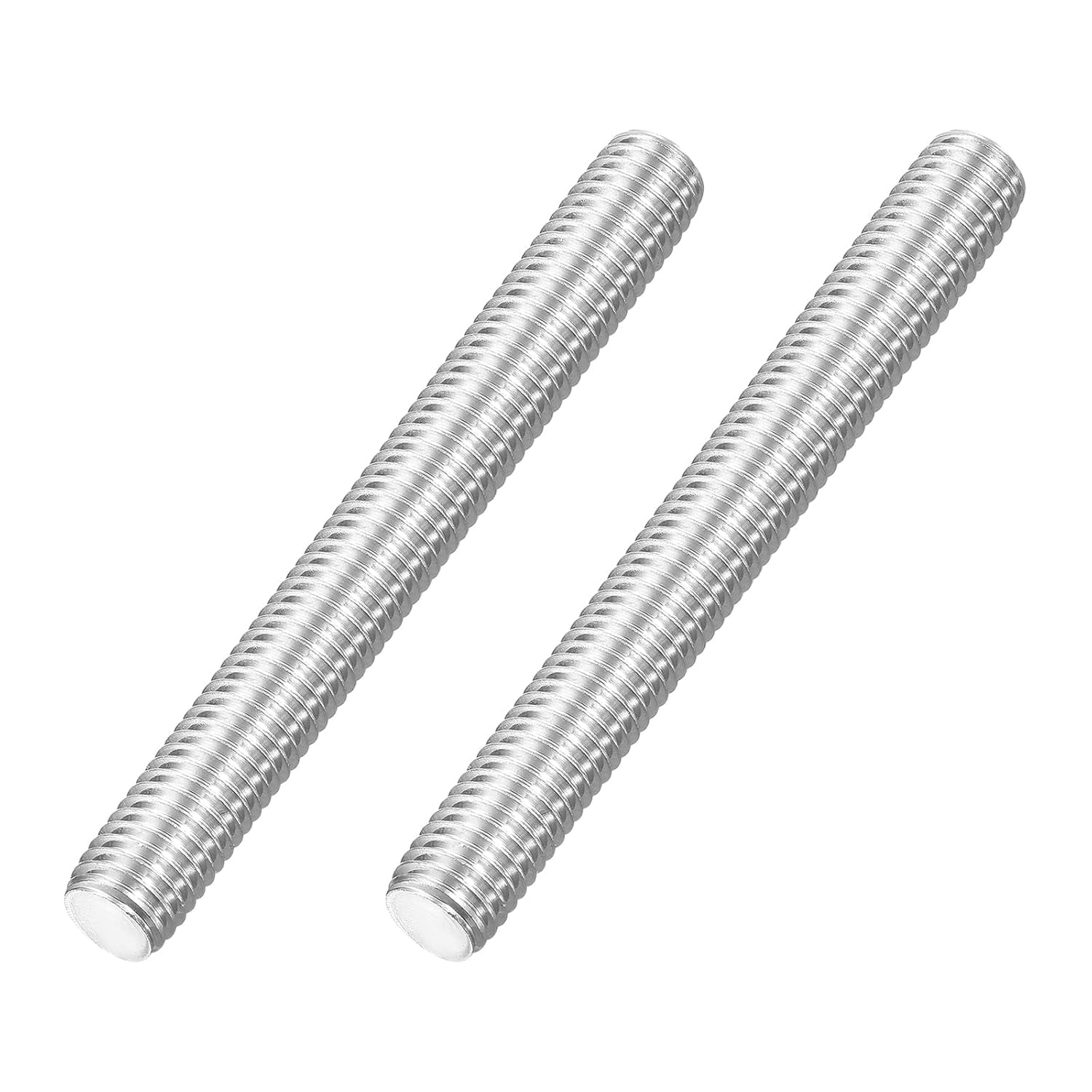 CERPXFF-M12x100mm Fully All Threaded Rod, 2Pcs 316 Stainless Steel Long ...