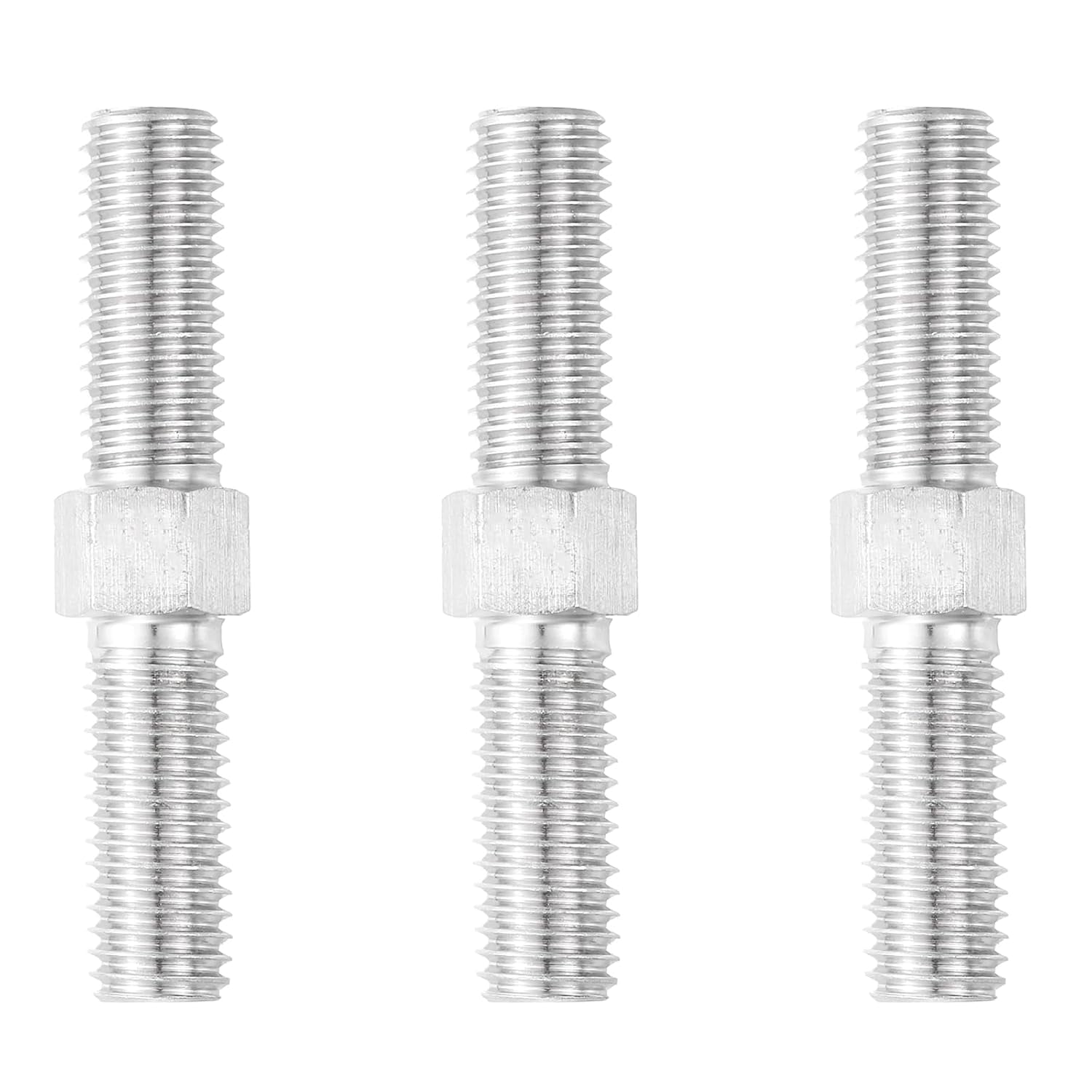 CERPXFF-M12x70mm Double End Threaded Stud Screw, 3pcs 304 Stainless ...