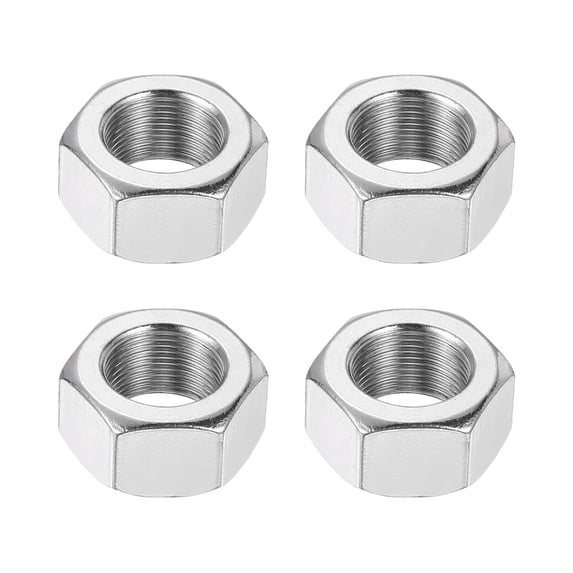 CERPXFF-M16x1mm Hex Nuts, 4Pcs 304 Stainless Steel Metric Fine Thread ...