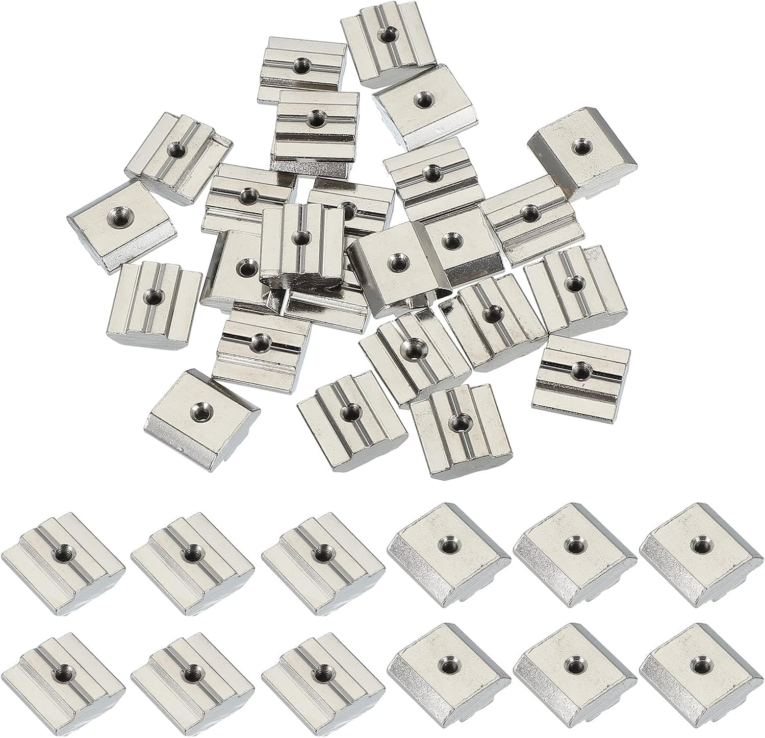 CERPXFF-M3 Sliding T Nuts, 30 Pcs Hammer Head Fastener Nut Thread T ...