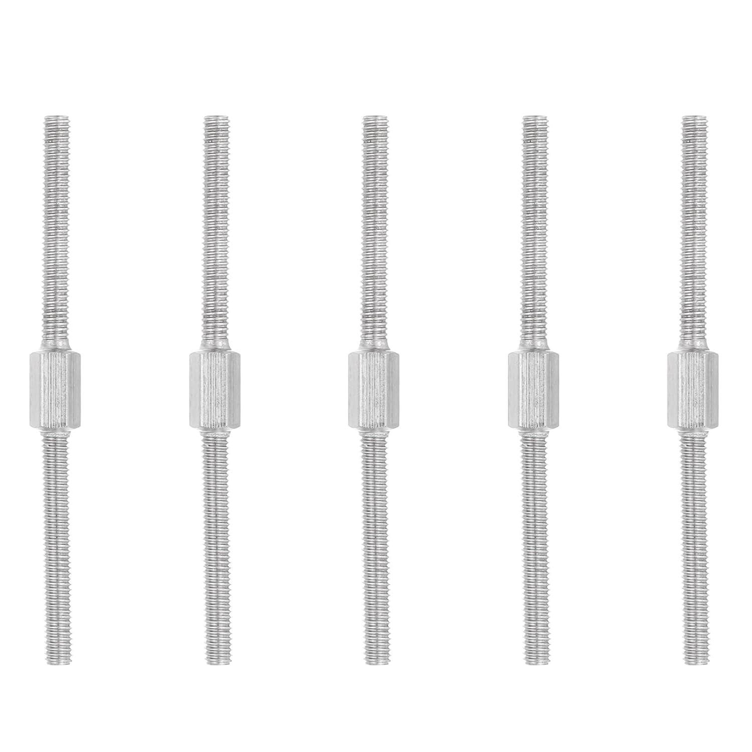 CERPXFF-M4x70mm Double End Threaded Stud Screw, 5pcs 304 Stainless ...