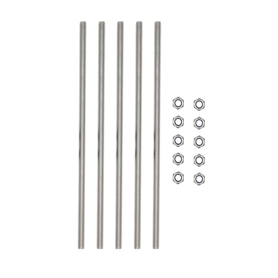 CERPXFF-M5x250mm Fully Threaded Rod Studs Long Metric Threaded Screw ...