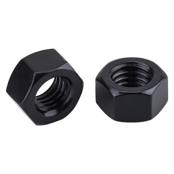 CERPXFF-M6-1.0 Hex Nuts Black, 100-pack, 304 (A2-70) Stainless Steel ...