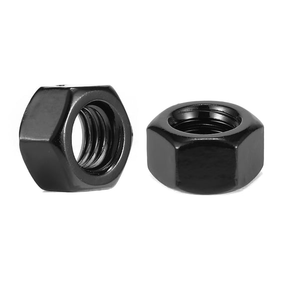 CERPXFF-M6 x 1.0mm Hex Nuts 50Pcs 304 Stainless Steel 18-8, Full Thread ...