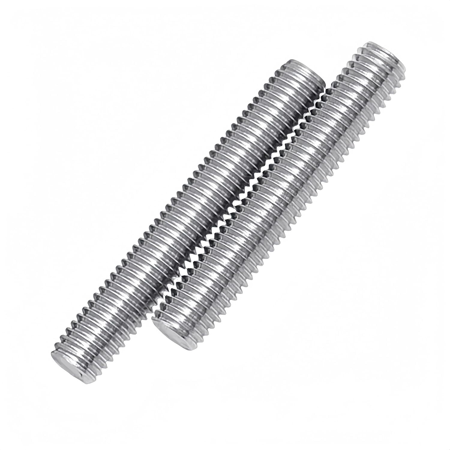 CERPXFF-M6x 20mm Fully Threaded Rod 1mm Thread Pitch 304 Stainless ...