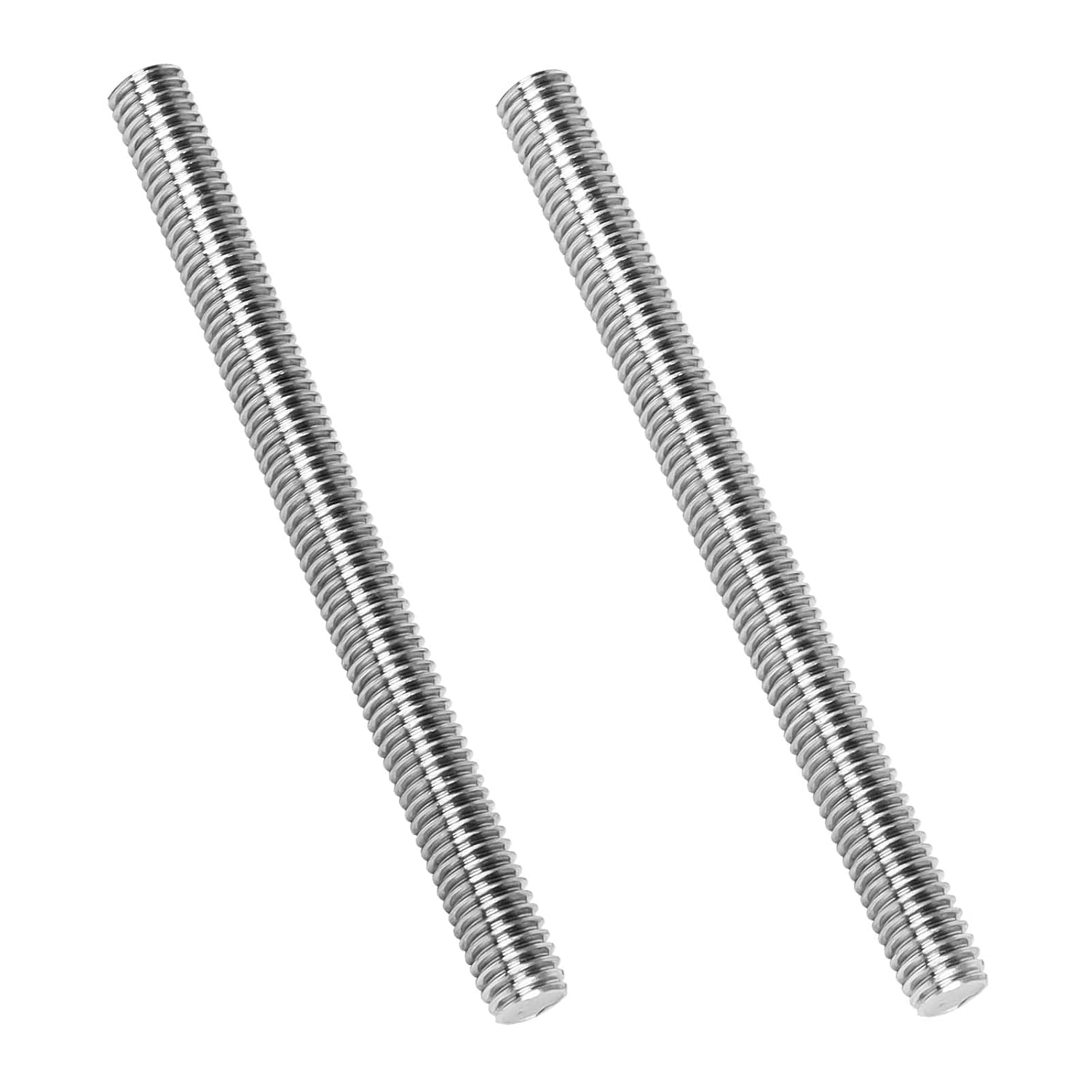 CERPXFF-M8-1.25 x 100mm Fully Threaded Rod Studs, 18-8 Stainless Steel ...